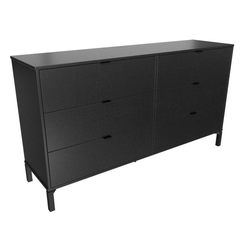 Latitude Run® 6 Drawer 59" W Double Dresser & Reviews | Wayfair